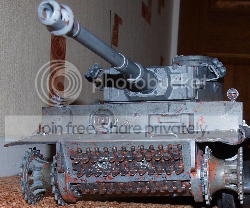 COMMISSION BUILD 1/16 TIGER RC. - Work in Progress - Armour ...